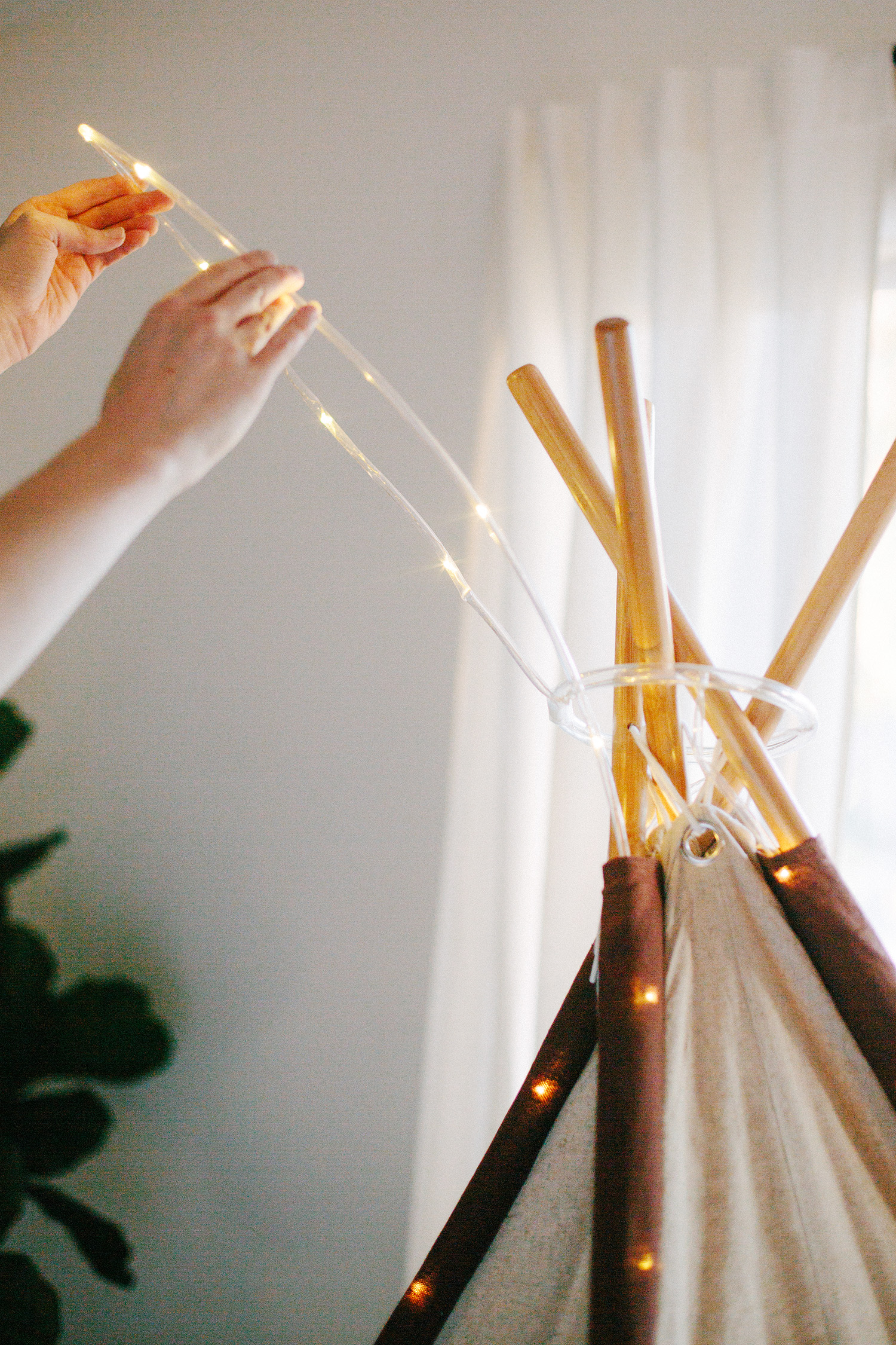 Adding LED Lights to Children's Teepees | Playfully Blog | Pacific Play ...