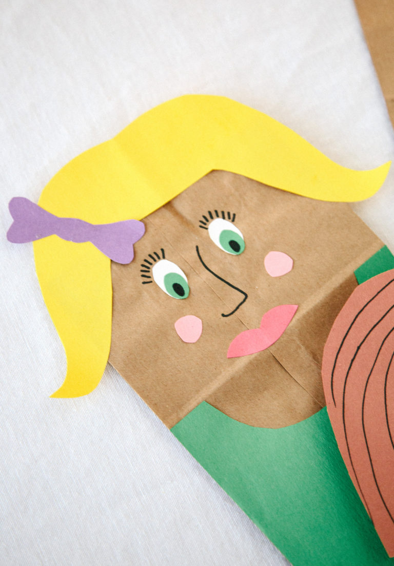 DIY Paper Bag Puppets - Playfully