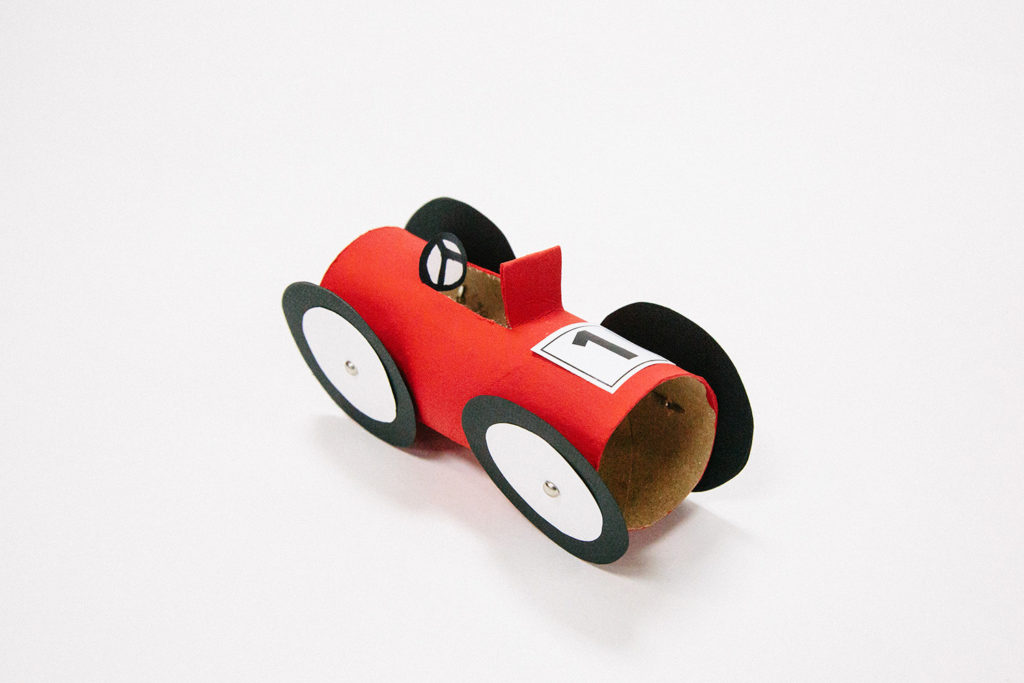 DIY Cardboard Race Cars - Playfully