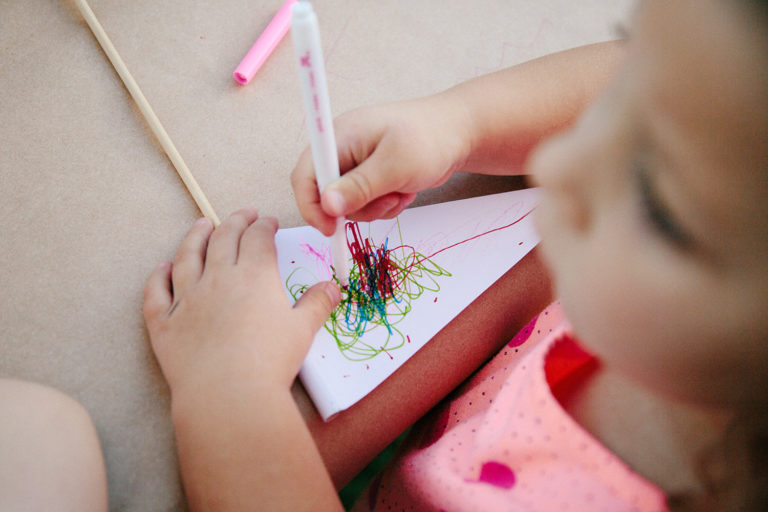 DIY Obstacle Course Flags - Playfully