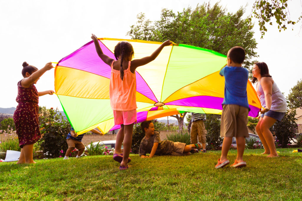 Parachute Play and Games Galore! - Playfully
